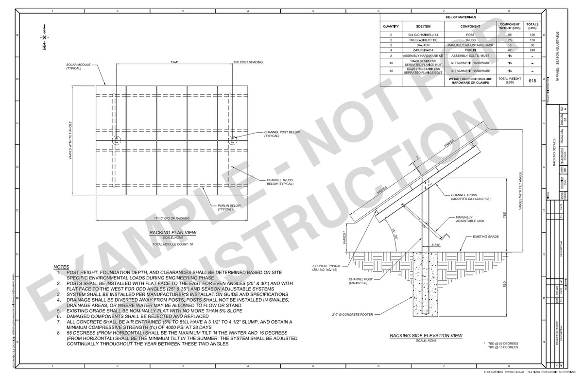 Sky Rack 2.0 Ground Solar Mount