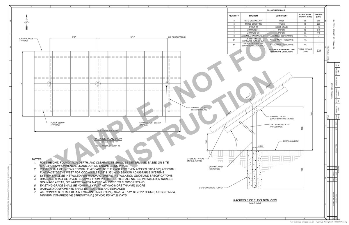 Sky Rack 2.0 Ground Solar Mount