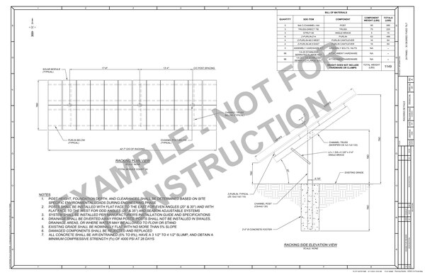Sky Rack 2.0 Ground Solar Mount
