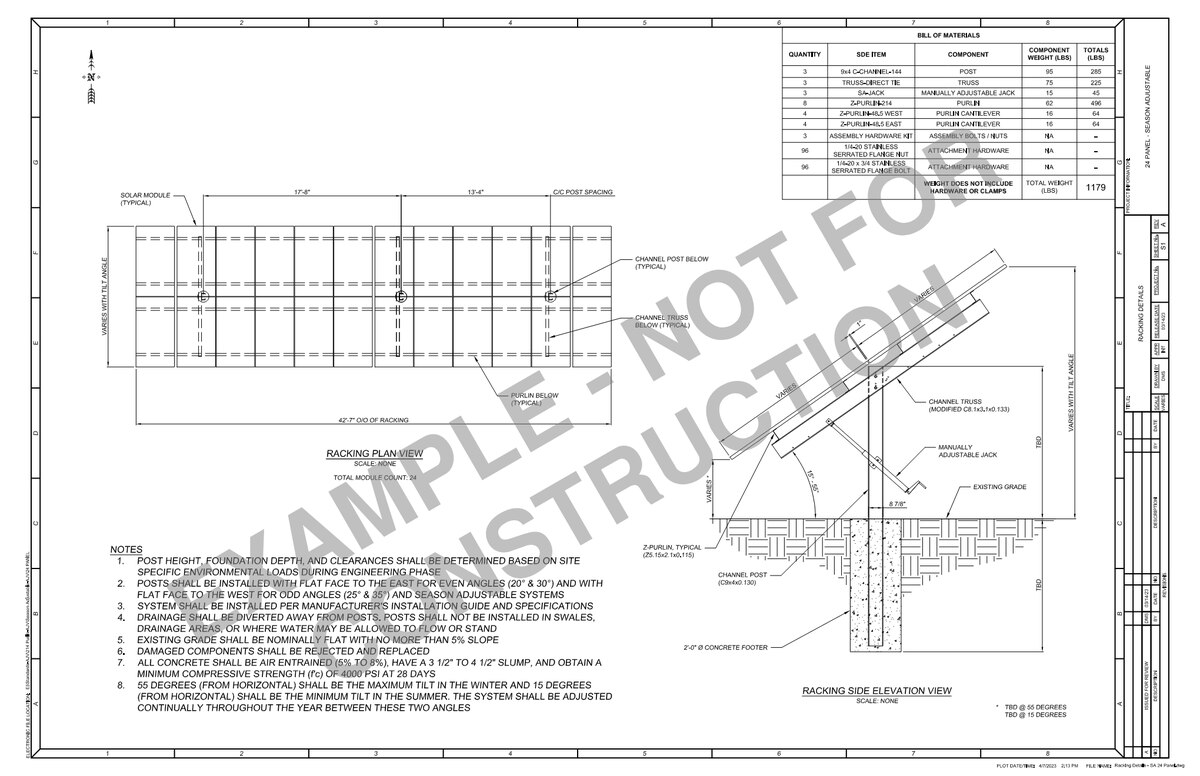 Sky Rack 2.0 Ground Solar Mount