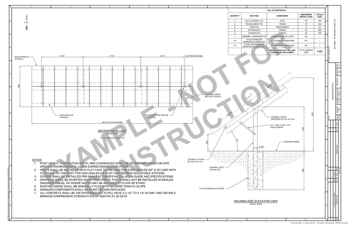 Sky Rack 2.0 Ground Solar Mount