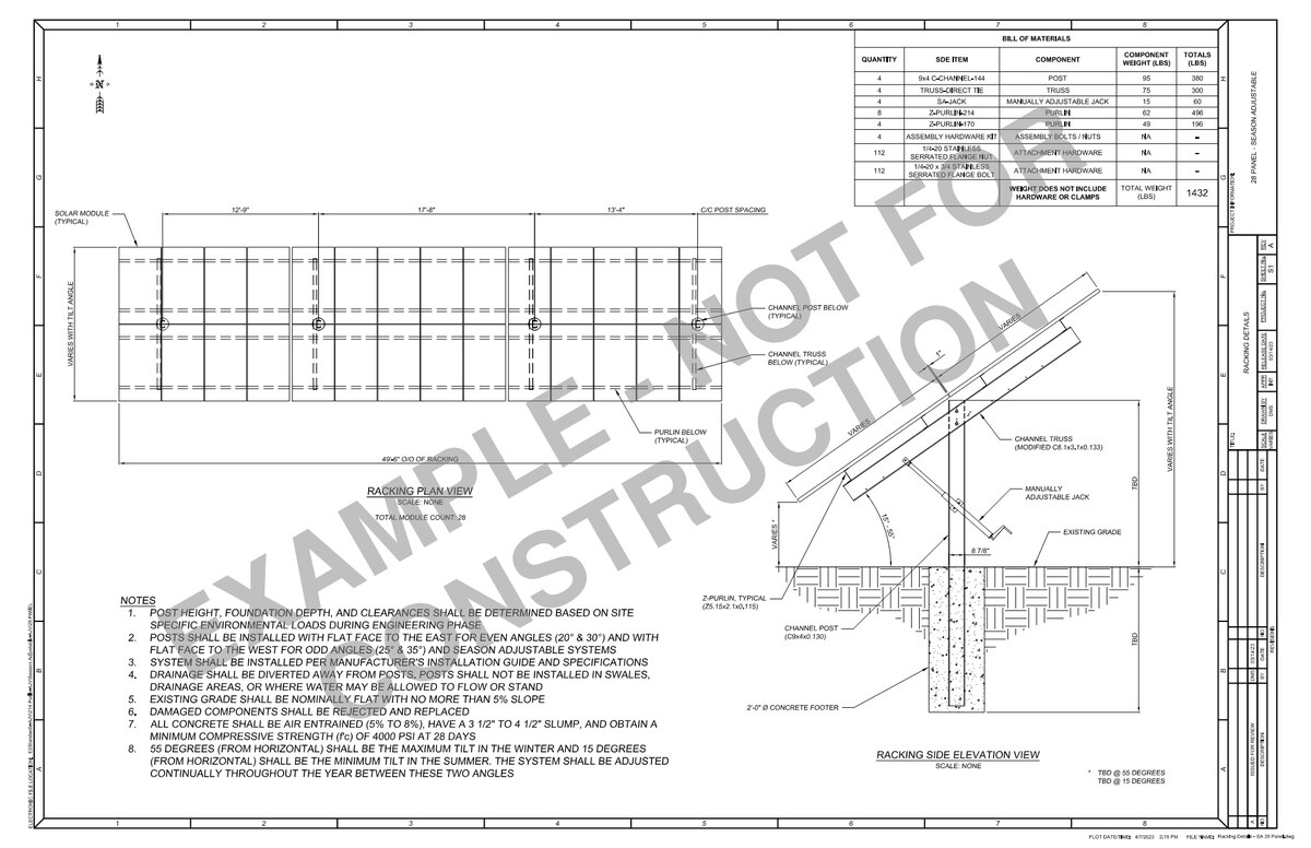 Sky Rack 2.0 Ground Solar Mount