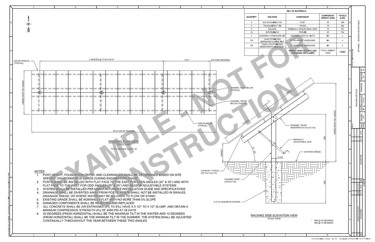 Sky Rack 2.0 Ground Solar Mount