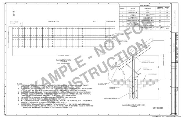 Sky Rack 2.0 Ground Solar Mount