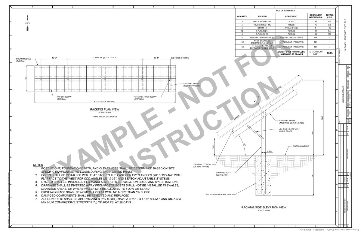Sky Rack 2.0 Ground Solar Mount