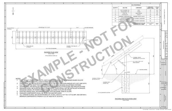 Sky Rack 2.0 Ground Solar Mount